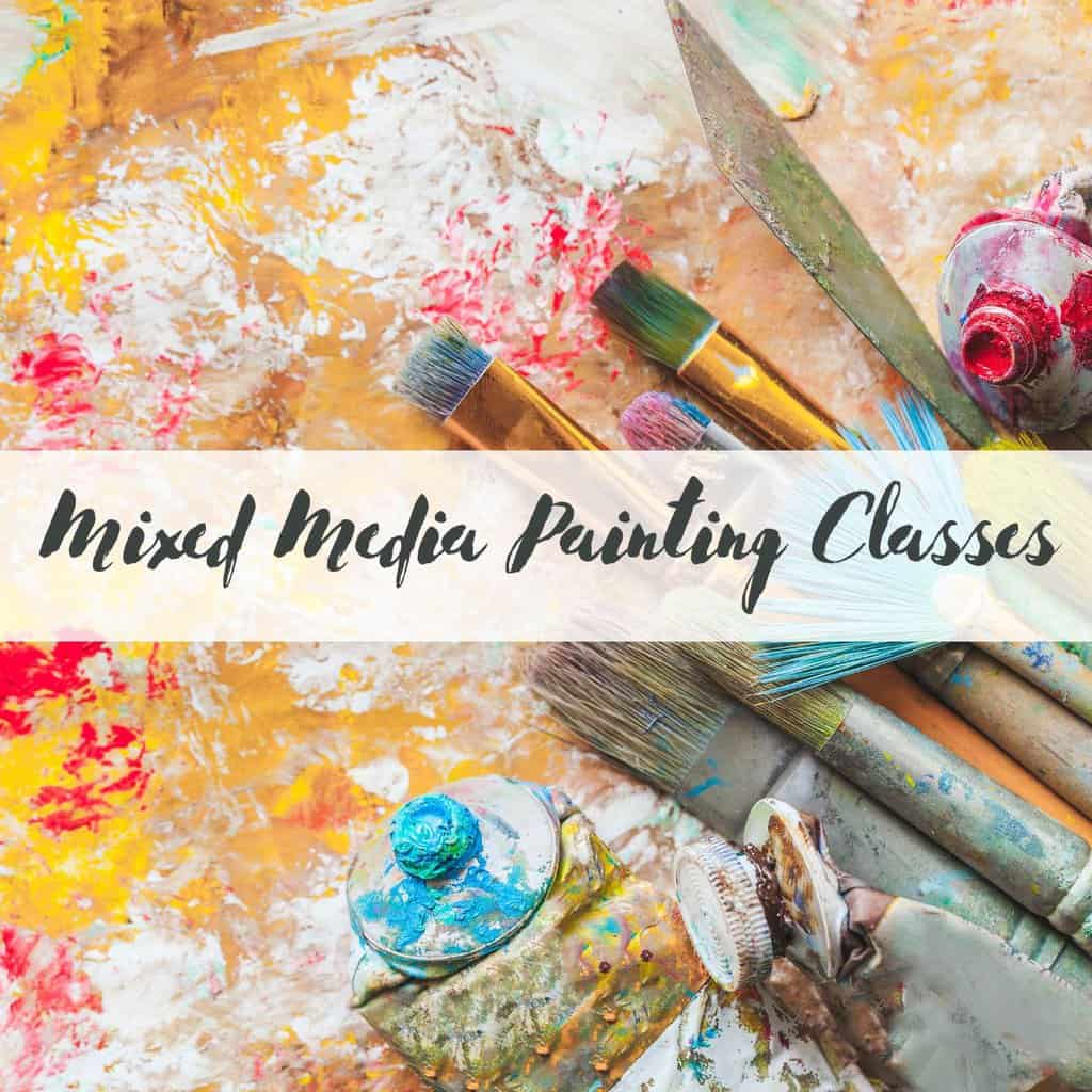 8 Amazing Mixed Media Painting Classes To Checkout!